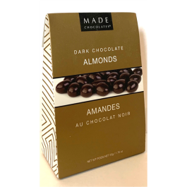 Made Chocolates - Dark chocolate Almonds 50 gr., 18/cs, Distributed by ...