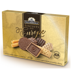 Waterbridge Biscuits of Europe Assorted Cookie Box 273 gr., 12/cs